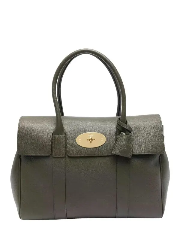 Mulberry Bayswater Flap-top Leather Tote - Green