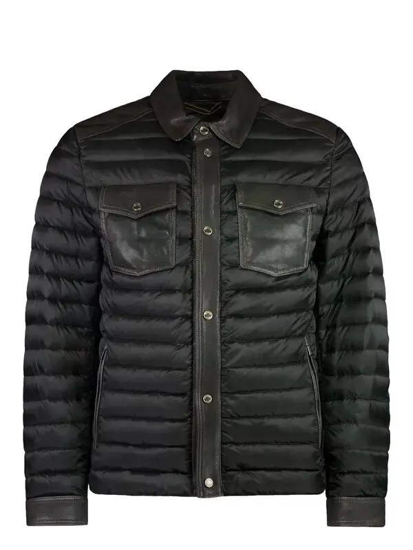 MOORER Crespi Padded Jacket - Black