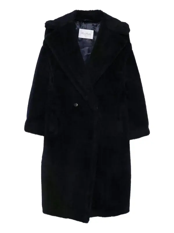 Max Mara Tedgirl Double-breasted Coat - Blue