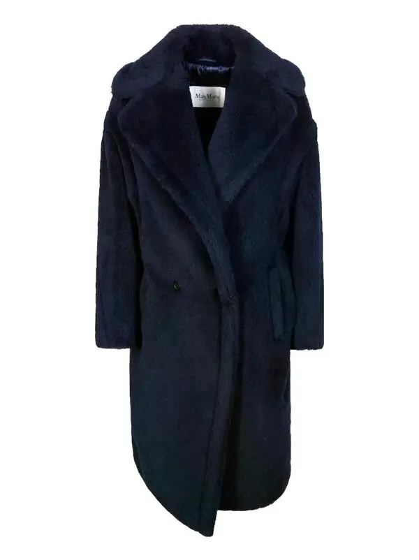Max Mara Tedgirl Double-breasted Coat - Blue