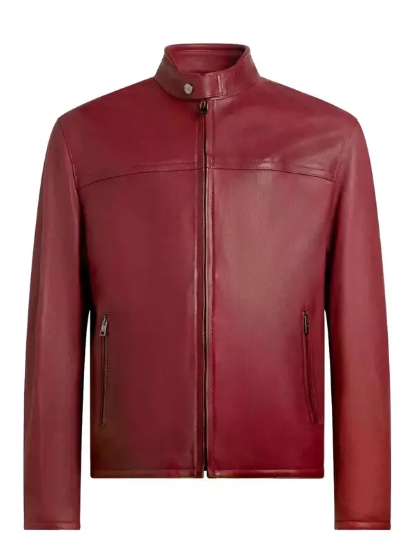 Etro Nappa Leather Jacket - Red