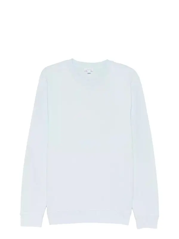 Sunspel Loopback Sweatshirt - Blue