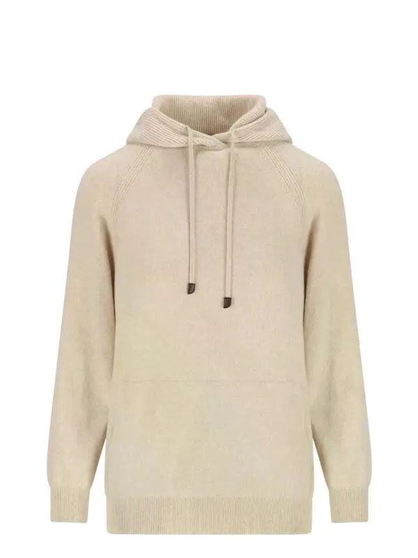 Loro Piana Cashmere Hoodie - Neutrals