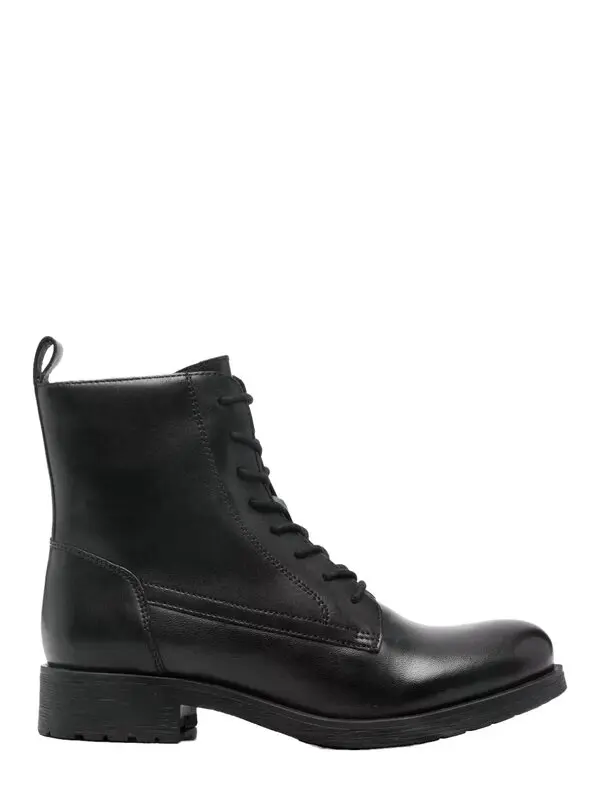 Geox Rawelle Lace-up Boots - Black