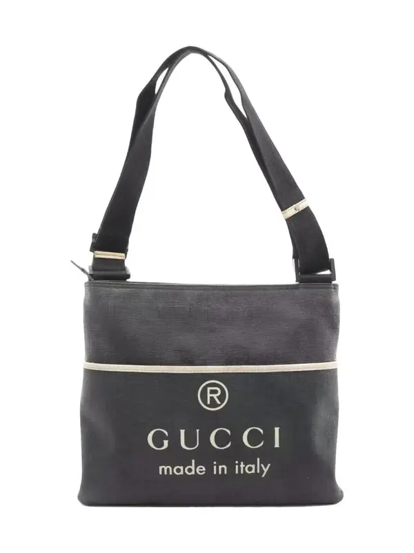 Gucci Gg Supreme Messenger Bag Shoulder Bag - Grey