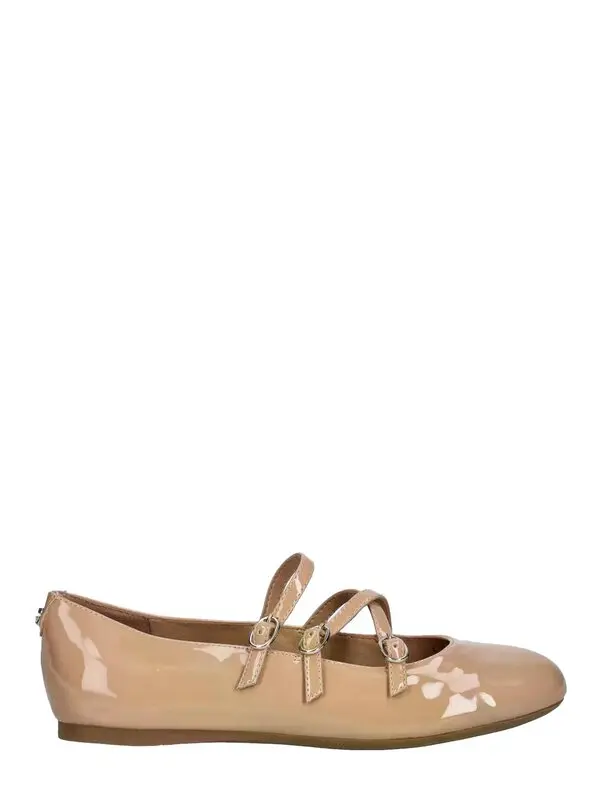 Guess Buckle Straps Ballet Flat - Neutrals