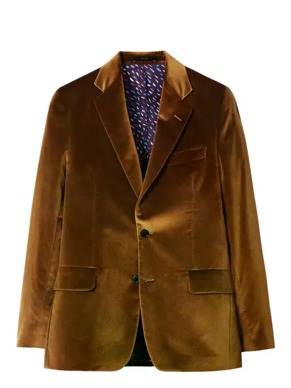 Paul Smith The Brierley Velvet Blazer - Brown