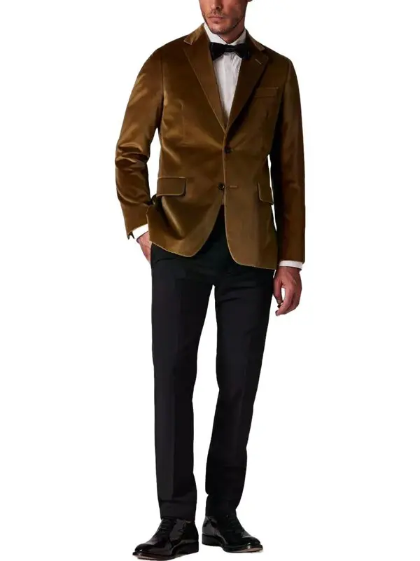 Paul Smith The Brierley Velvet Blazer - Brown