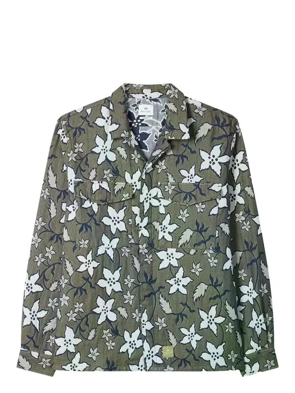 Paul Smith Floral-print Shirt - Green