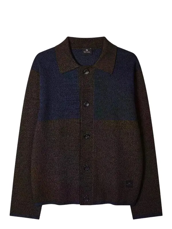 Paul Smith Button-up Color-block Cardigan - Green