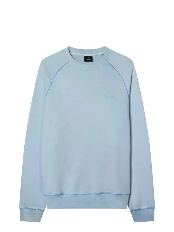 Paul Smith Embroidered-logo Sweatshirt - Blue