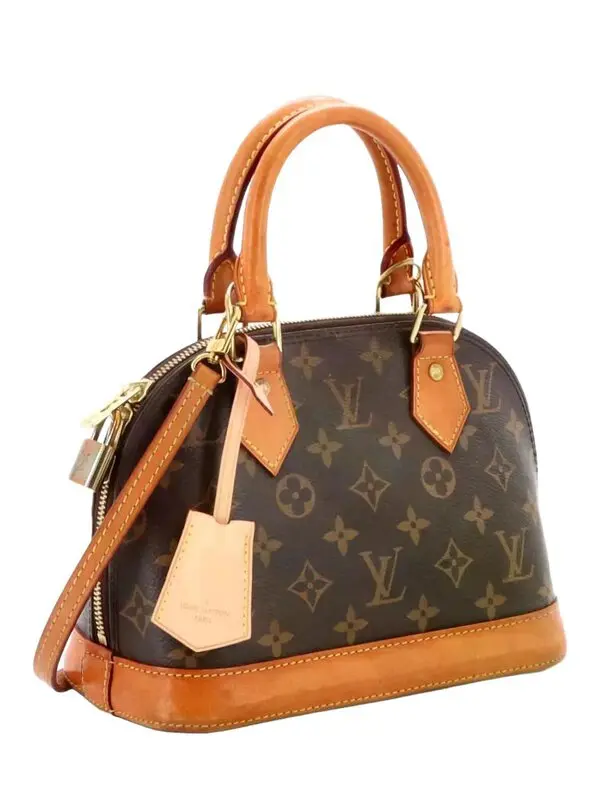 LOUIS VUITTON Alma Handbag Monogram Canvas Bb Crossbody Bag - Brown