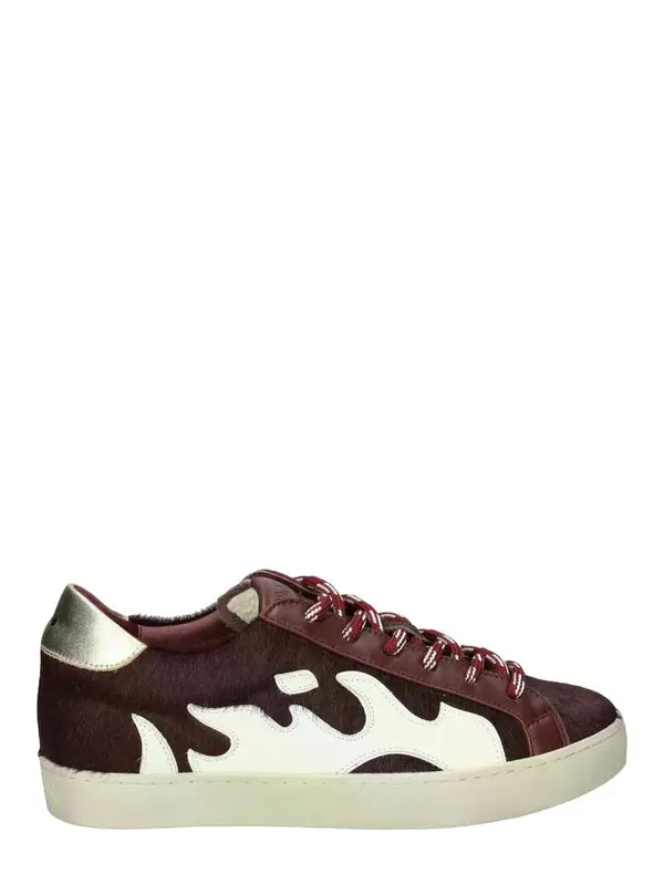 GAMIN Flame-patch Sneakers - Brown