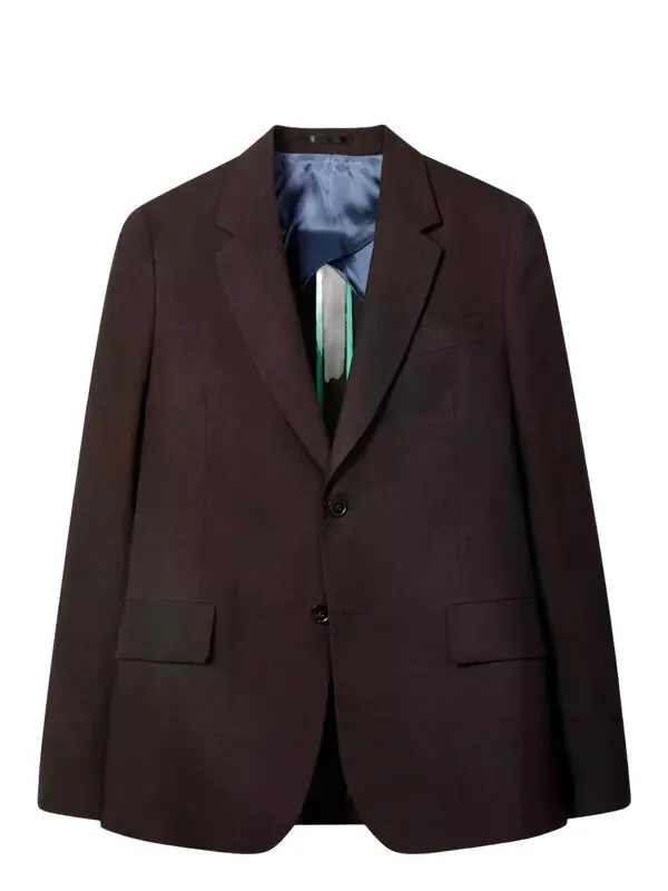 Paul Smith Linen Blazer - Brown