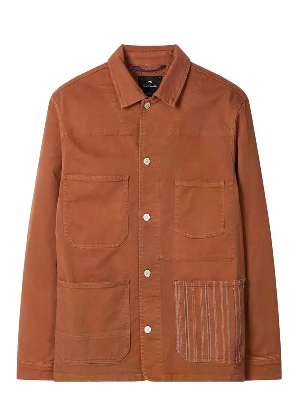 Paul Smith Multi-pocket Panelled Jacket - Orange
