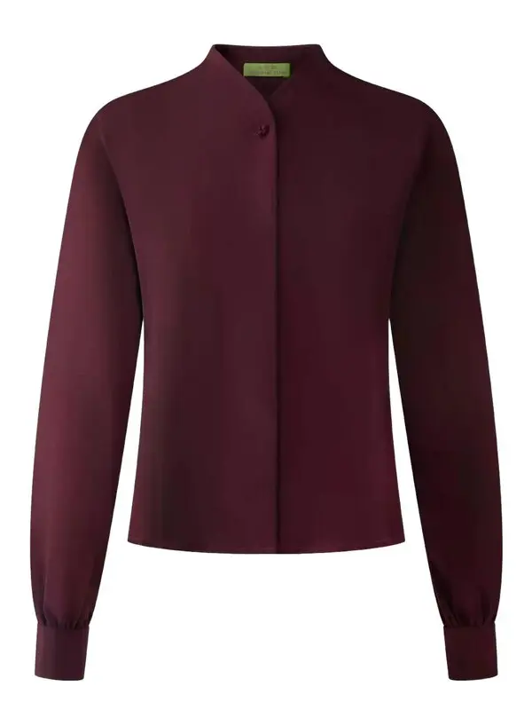Shanghai Tang Buttoned Tang Blouse - Purple
