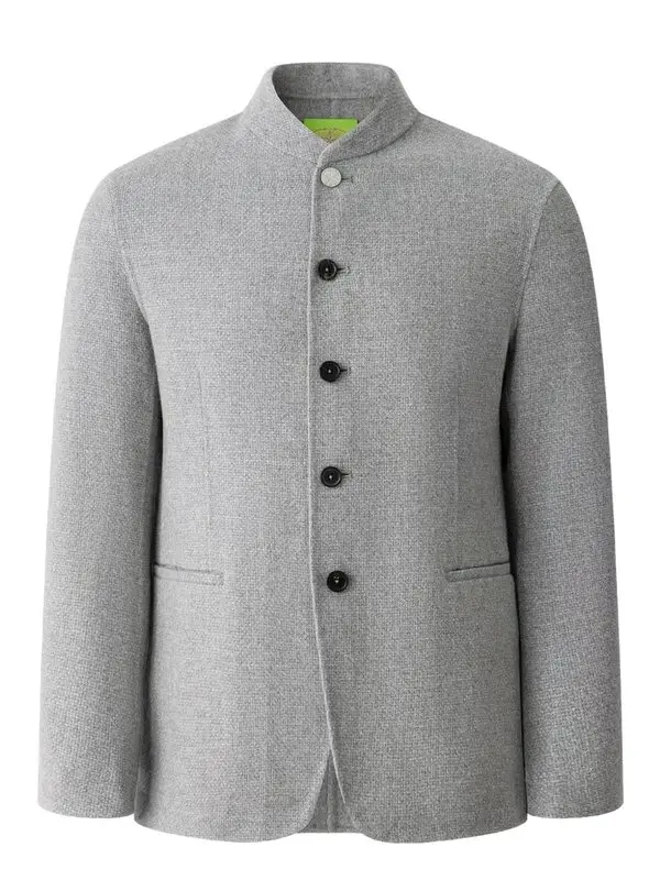 Shanghai Tang Five-button Tang Jacket - Grey