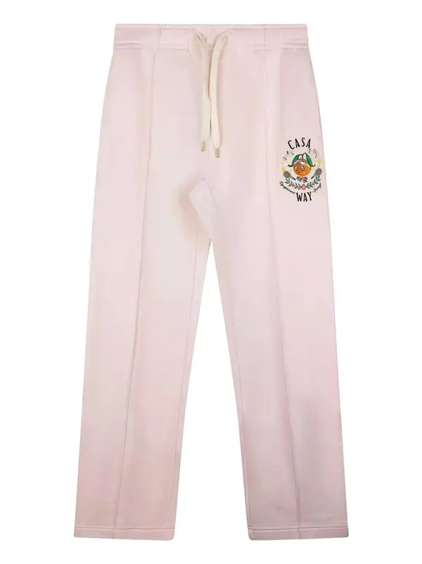 Casablanca Drawstring Track Pants - Pink