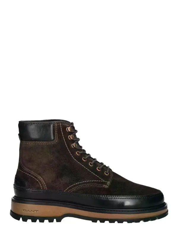 Gant Clafton Panelled Lace-up Boots - Brown