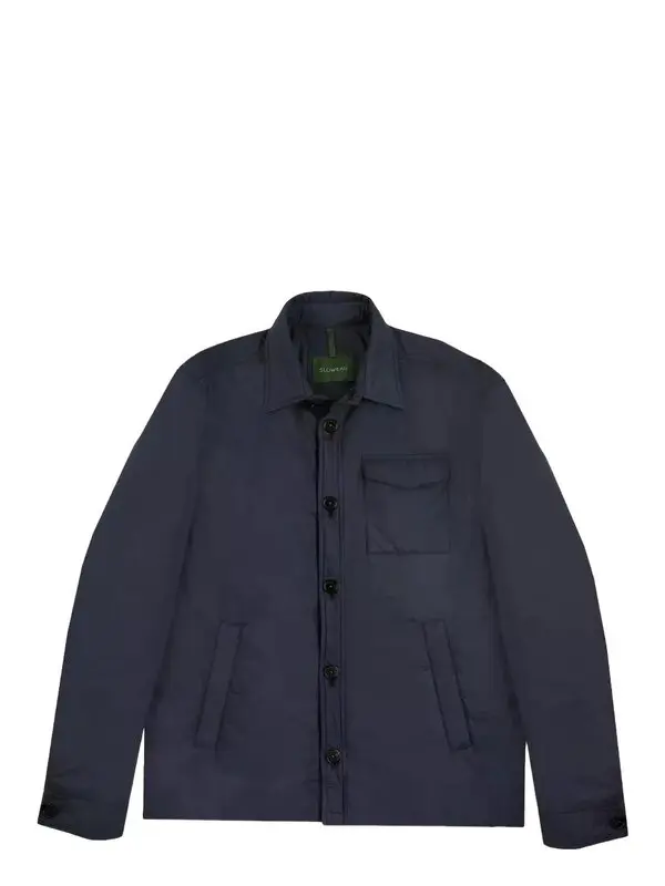SLOWEAR Padded Overshirt - Blue