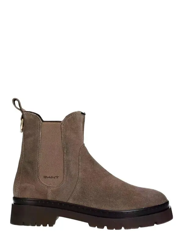 Gant 45mm Suede Pull-tab Boots - Neutrals