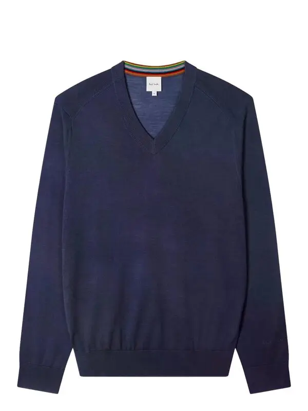 Paul Smith V-neck Sweater - Blue