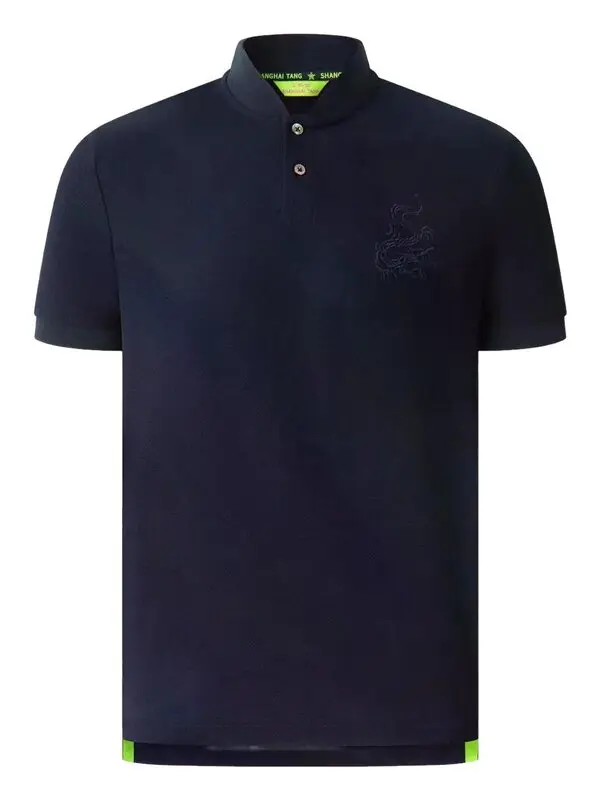 Shanghai Tang Tang Dragon Polo - Blue