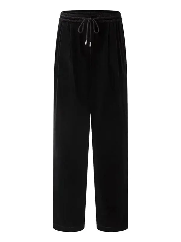 Shanghai Tang Velvet Trousers - Black