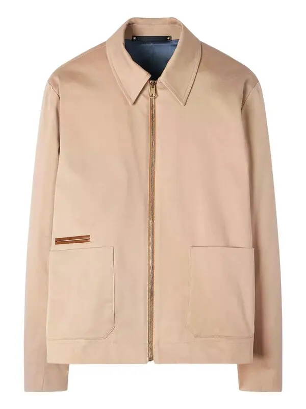 Paul Smith Zip-front Patch-pocket Jacket - Neutrals