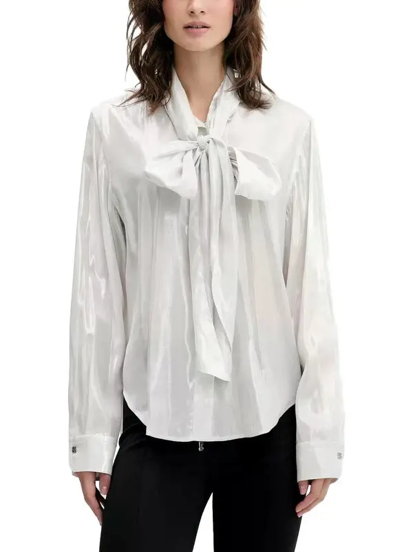 Hugo Bow Shirt - White