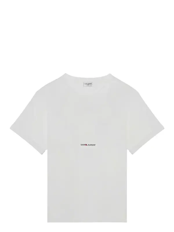 Saint Laurent Short-sleeved Crew-neck T-shirt - White