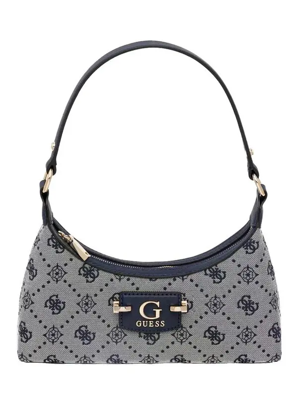 Guess Monogram Zip Tote - Grey