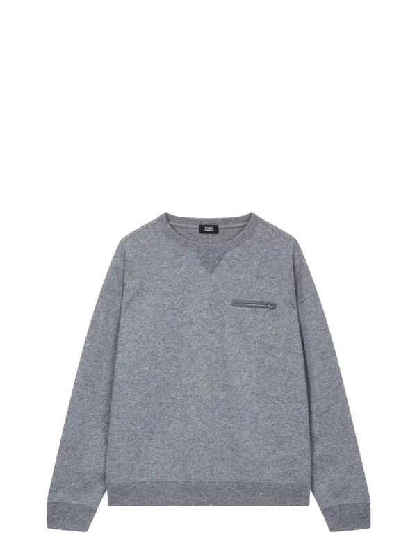 STUDIO TOMBOY Zip-pocket Sweatshirt - Grey