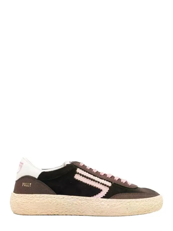 PURAAI Polly Logo-motif Sneakers - Brown
