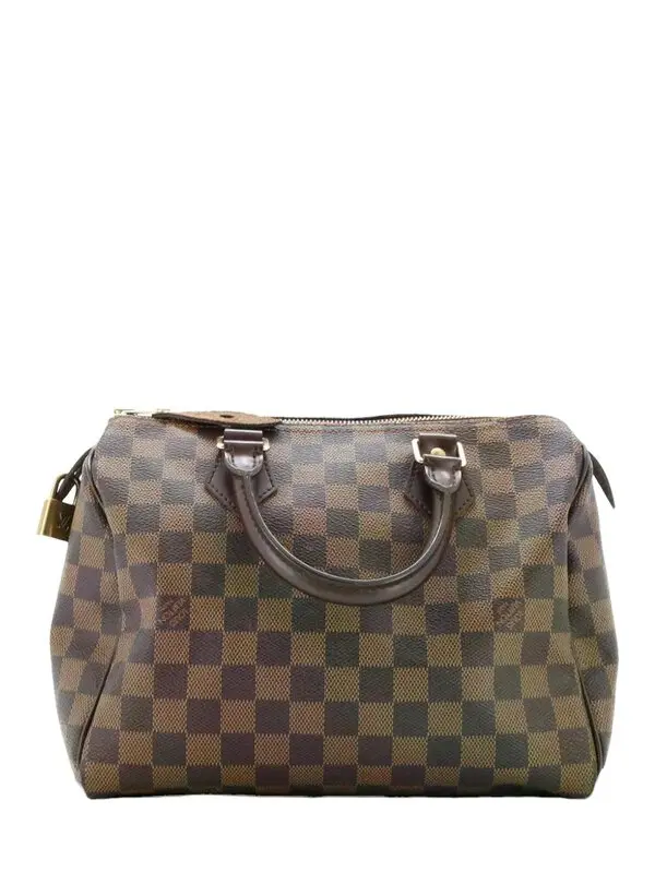 LOUIS VUITTON Speedy 25 Damier Satchel - Brown