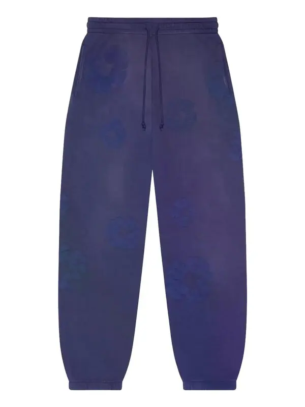 DENIM TEARS Mono Cotton Wreath Track Pants - Blue