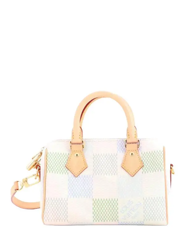 LOUIS VUITTON Speedy Bandouliere Limited Edition Damierlicious Giant 20 Satchel - Multicolour