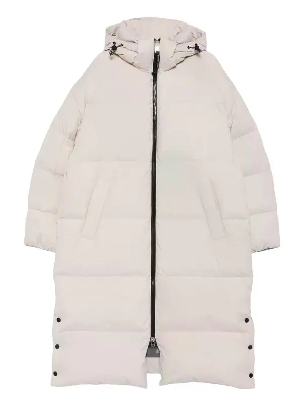 Marc O'polo Padded Zip-up Hooded Jacket - Neutrals