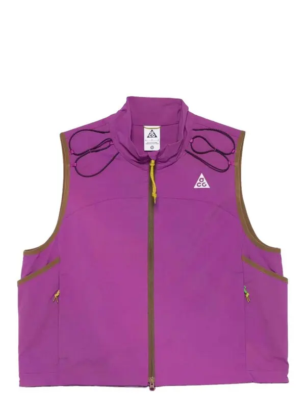 Nike Acg Death Bloom Sleeveless Jacket - Purple