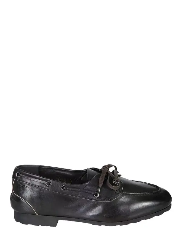 Bally Plume Boat Shoes - Black
