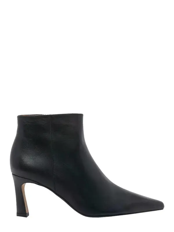 ANGEL ALARCON 75mm Pointed-toe Leather Boots - Black