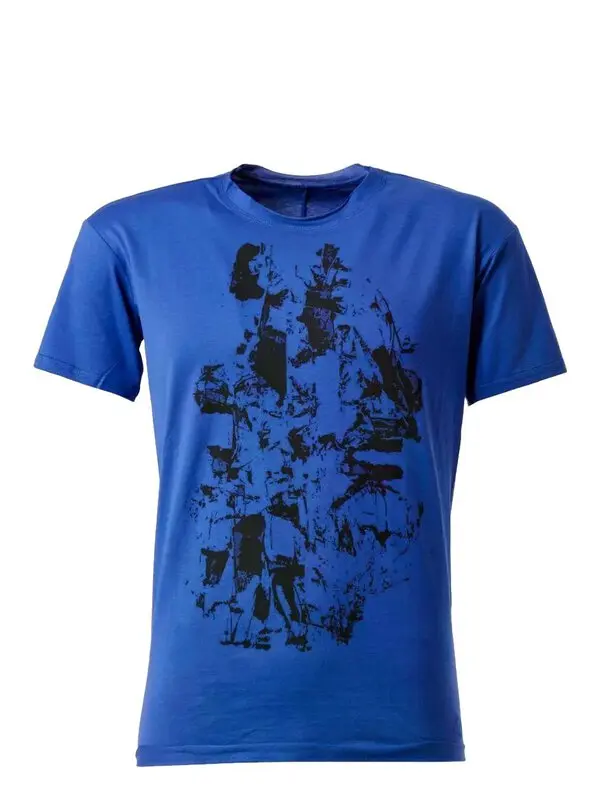 LECLAIREUR Abstract Print T-shirt - Blue