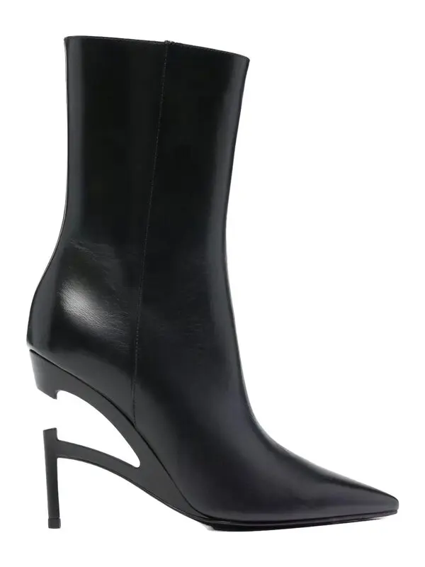 B1ARCHIVE 118mm Point-toe Sculpted-heel Boots - Black