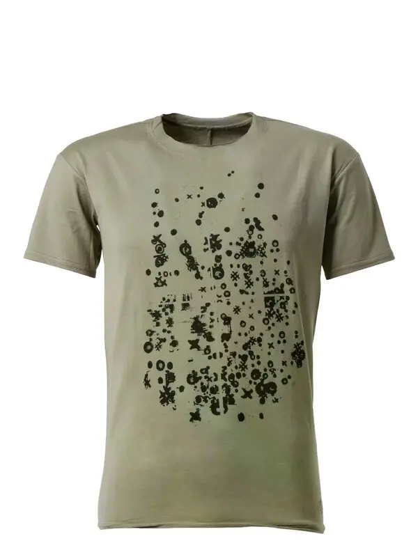 LECLAIREUR Abstract Print T-shirt - Green
