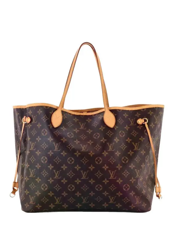 LOUIS VUITTON Neverfull Nm Monogram Canvas Gm Tote Bag - Brown
