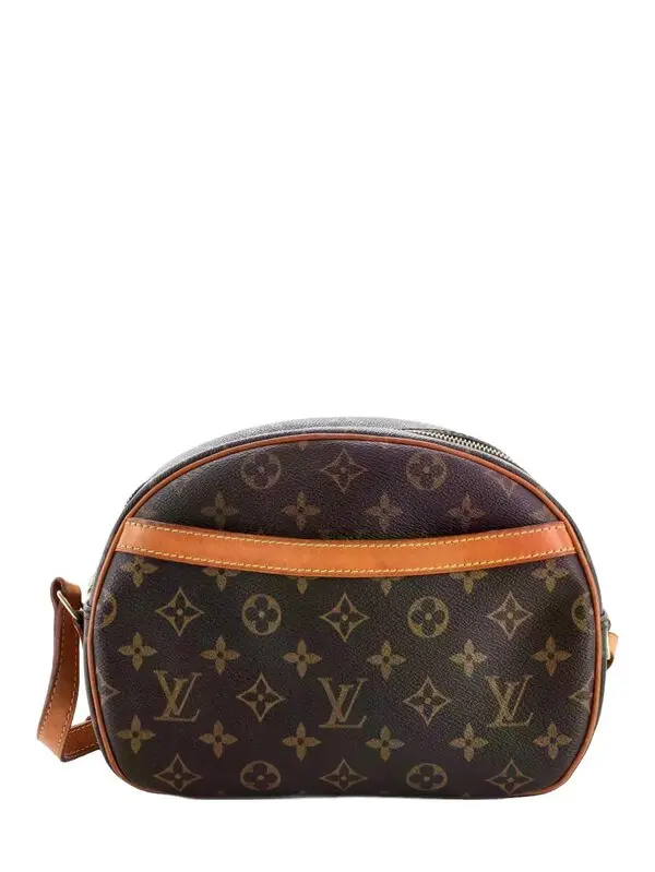 LOUIS VUITTON Blois Handbag Monogram Canvas - Brown