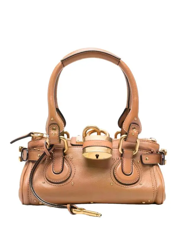 Chloé Small Paddington Leather Tote Bag - Brown