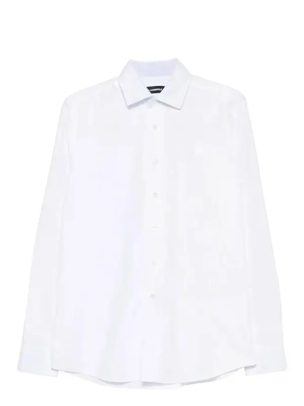 Karl Lagerfeld Logo-motif Shirt - White