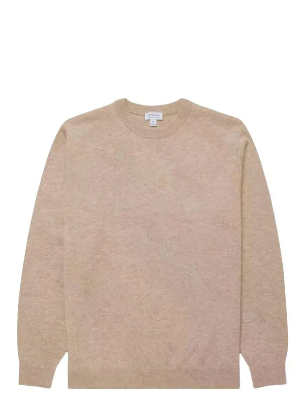 Sunspel Crew-neck Sweater - Neutrals