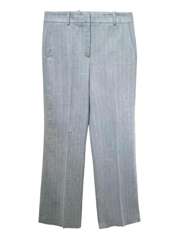 Peserico Striped-pattern Trousers - Grey
